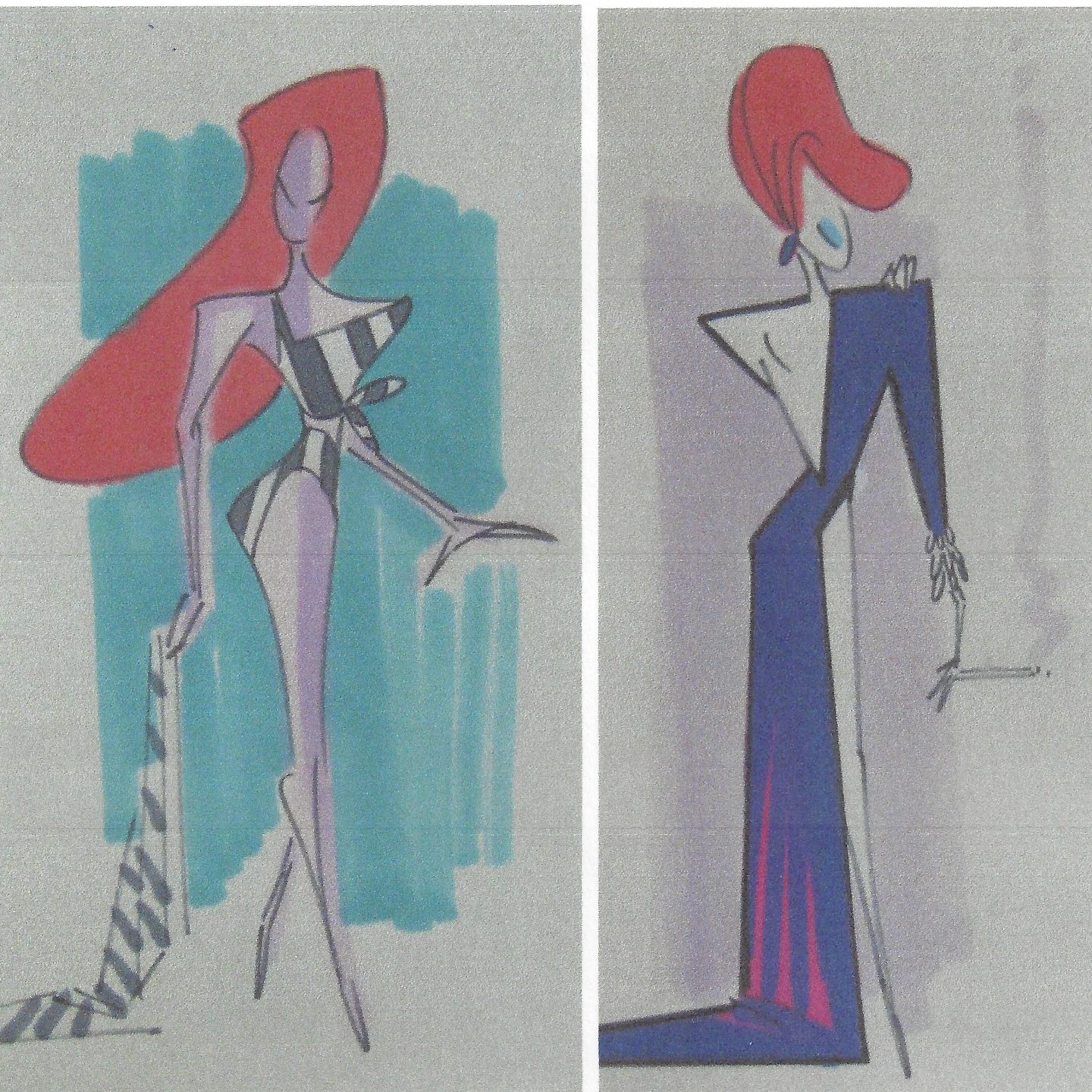 Early Disney character designs – Jessica Rabbit – Pulling a Rabbit Out ...